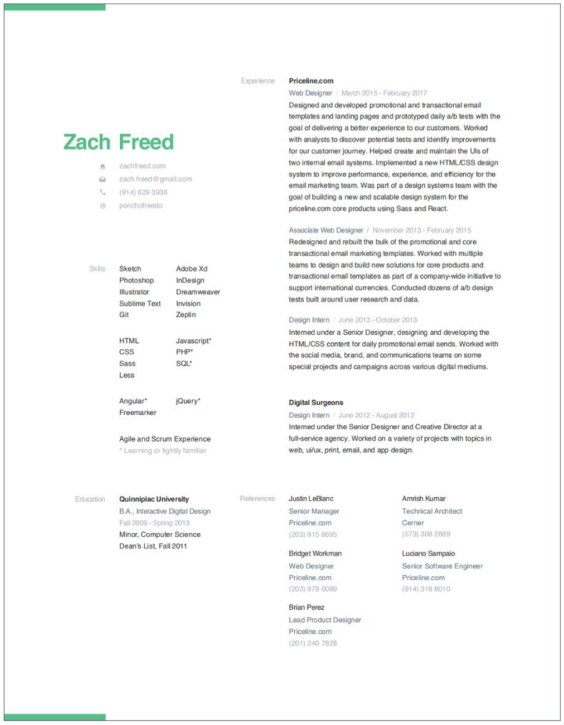 7 Awesome UI/UX Designer Resumes [+ Tips & Templates]